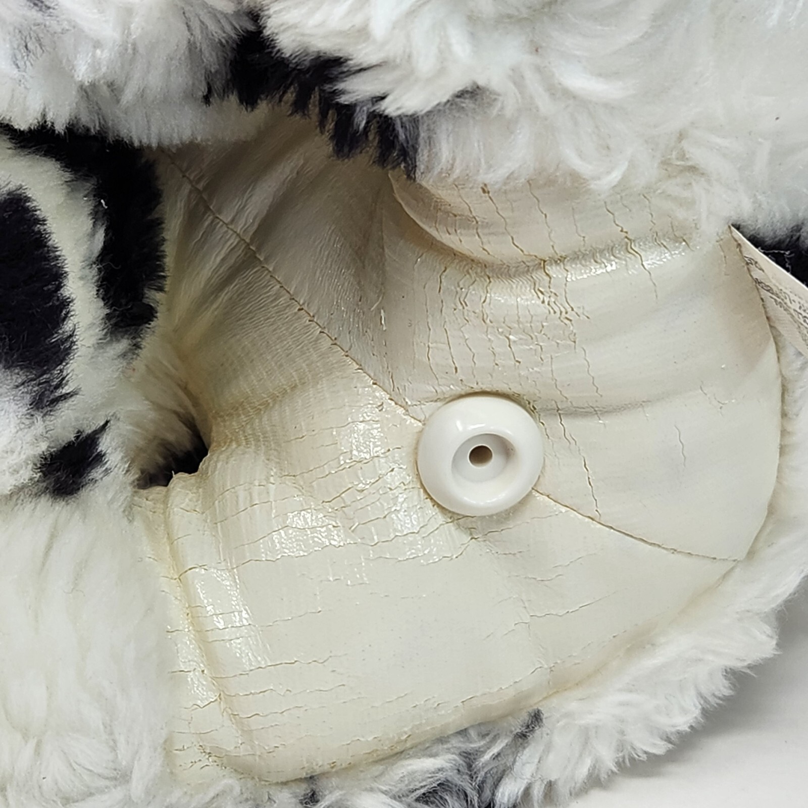 VINTAGE 1991 KENNER PUPPY ALIVE DALMATIAN DOG PURPLE BIB STUFFED ANIMAL ...