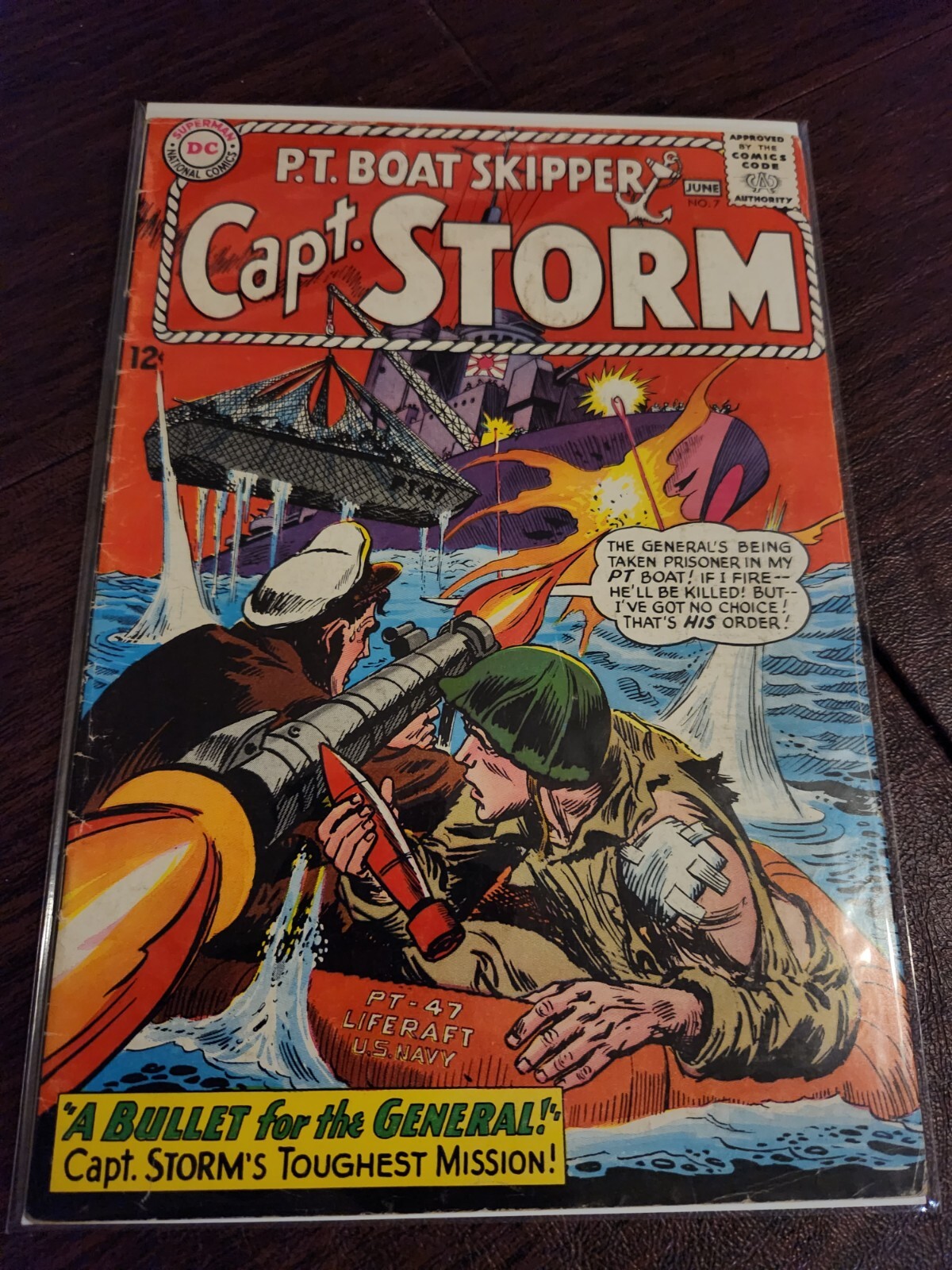 Capt. Storm #7 DC COMIC BOOK 5.0 V11-29 | eBay