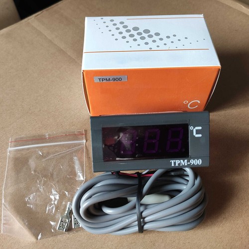 220V Digital Temperature Controller LED Panel Meter with Sensor For TPM ...