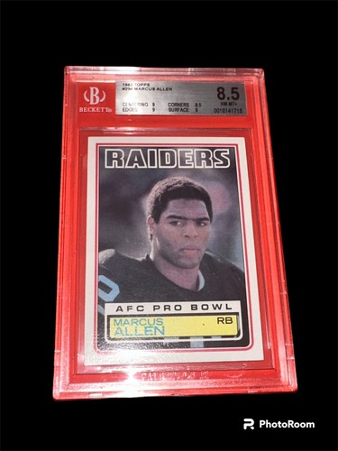 Football cards. Marcus Allen, Oakland Raiders. RC 1983 Topps | eBay