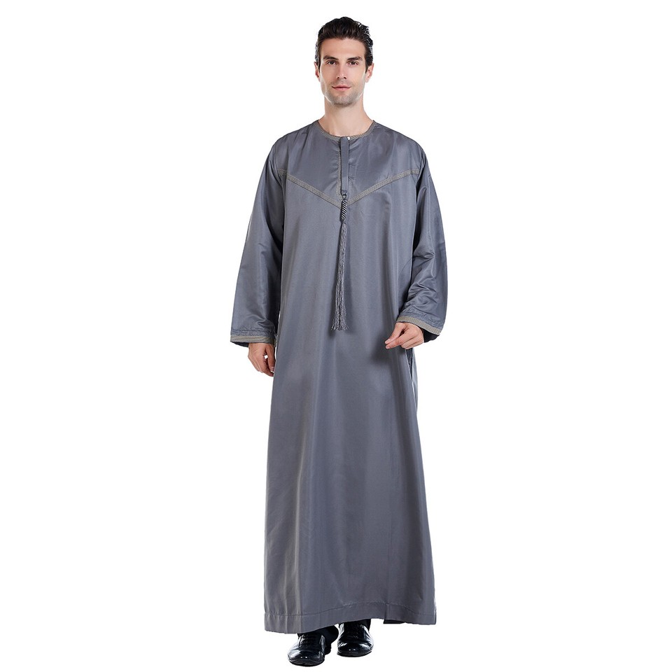 Dubai Arab Men Thobe Robe Jubba Kaftan Dishdash Galabeya Thawb Daffah ...