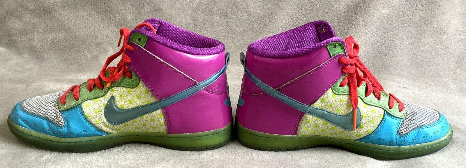 Nike Dunk Hi Skinny DB Doernbecher Women's Size 10 2011 Warang RARE | eBay