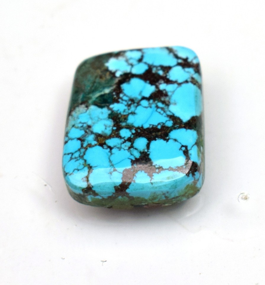Natural Certified Blue Bisbee Turquoise Cabochon 4.85 Ct Loose Gemstone ...