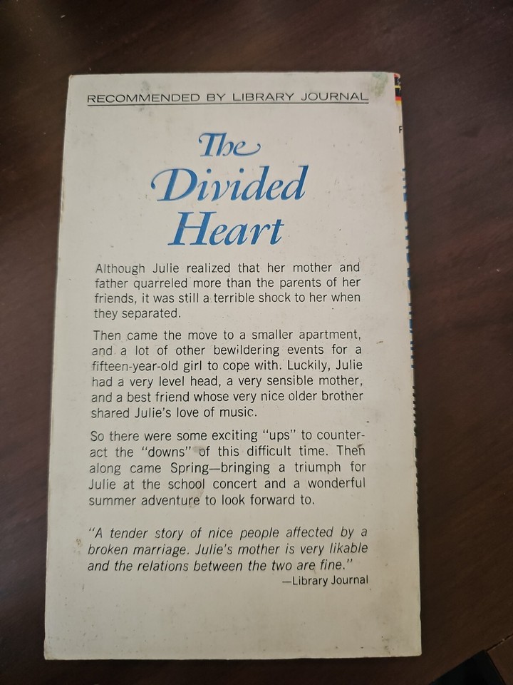The Divided Heart Mina Lewiston Berkeley Highland Paperback 1967 | eBay