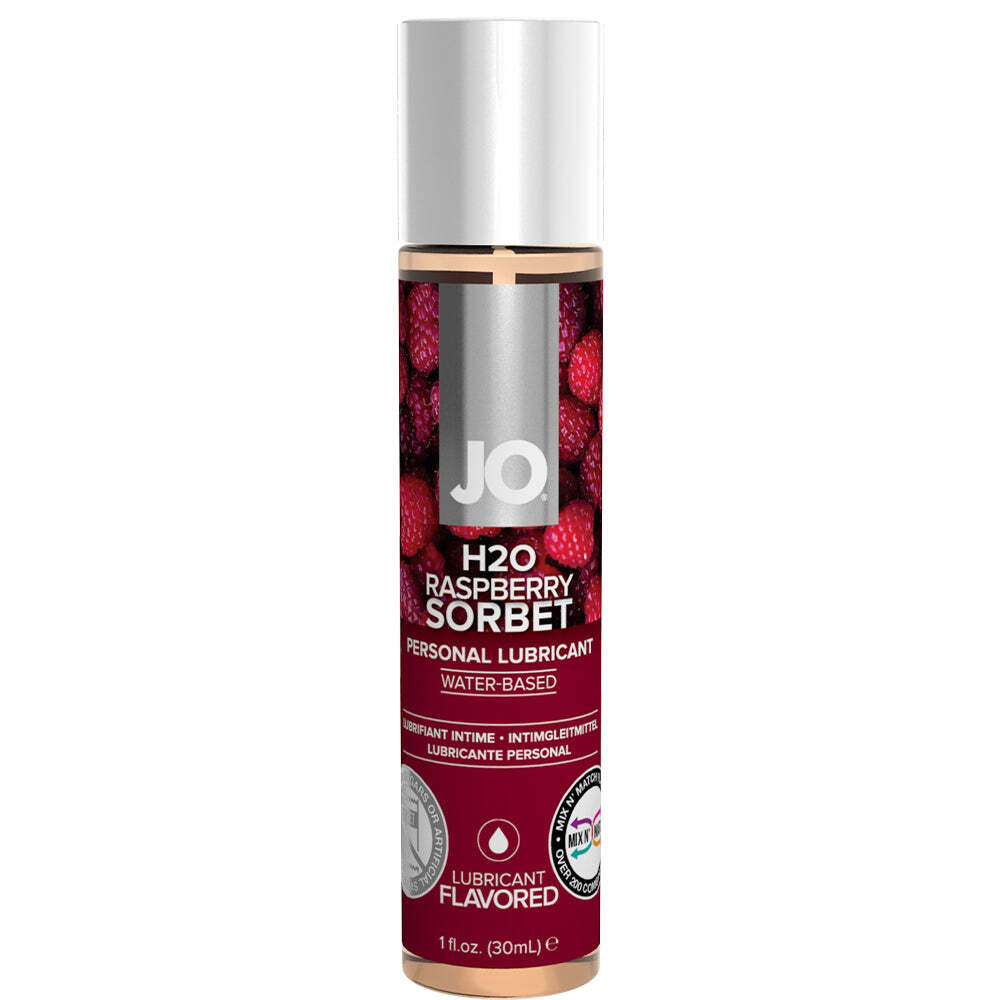 System JO H2O Flavored Raspberry Sorbet Personal Lubricant Oral Sex ...