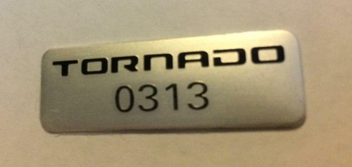 Genuine Ford BA BF Build Number Badge FPV F6 Tornado 0313 | eBay