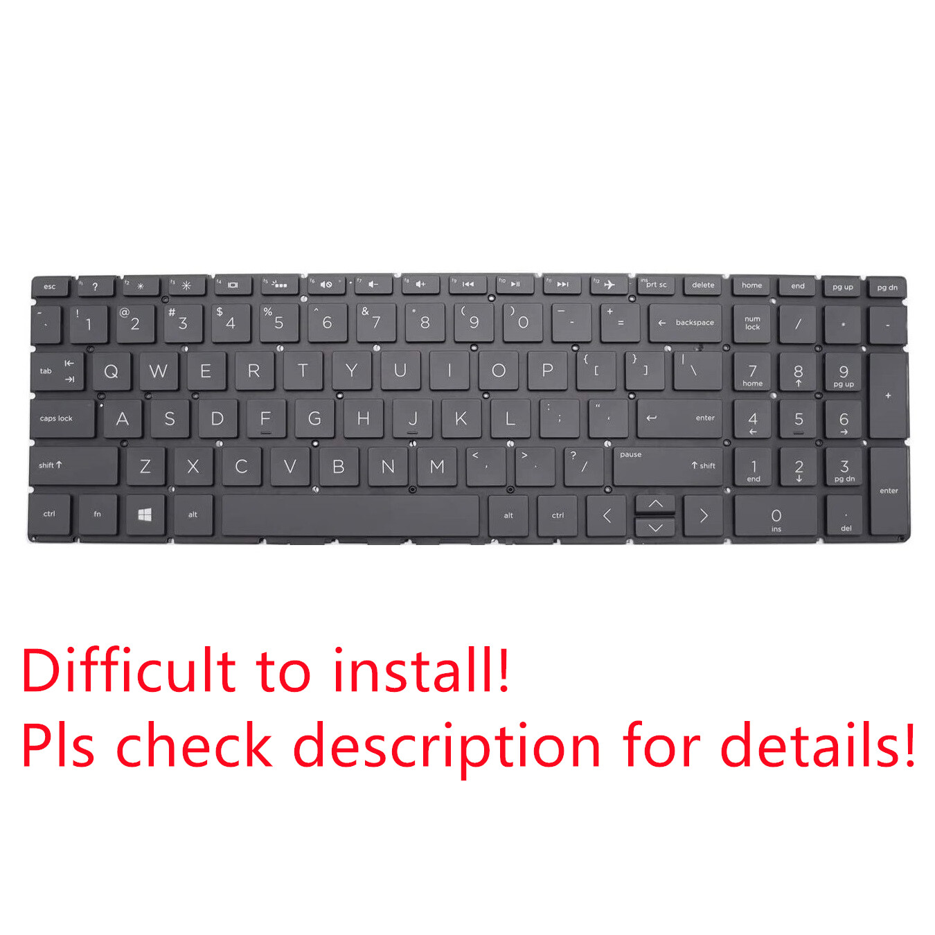 US Black Backlit Keyboard for HP Envy X360 15-ds0044au Backlight | eBay