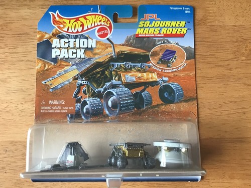 Hot Wheels Action Pack JPL Sojourner Mars Rover Lander Pathfinder P26 ...