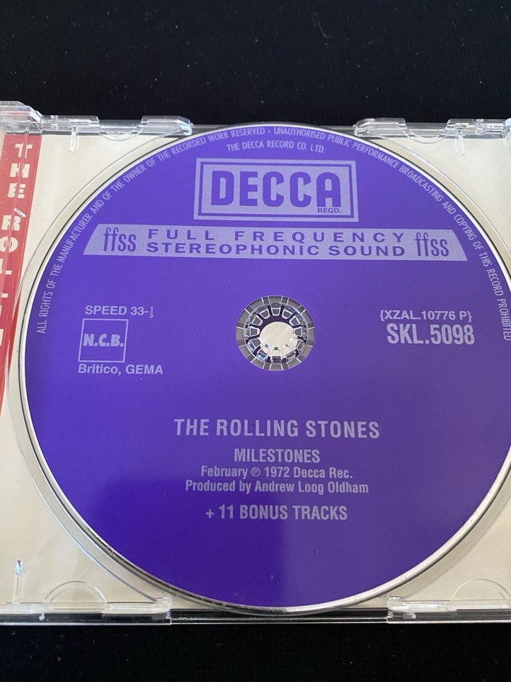 Rolling Stones Milestones + 11 Bonus Russian CD With Poster Excellent ...
