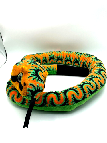 K & M Wild Republic Rattlesnake Plush Rattling Tail Sound Stuffed ...