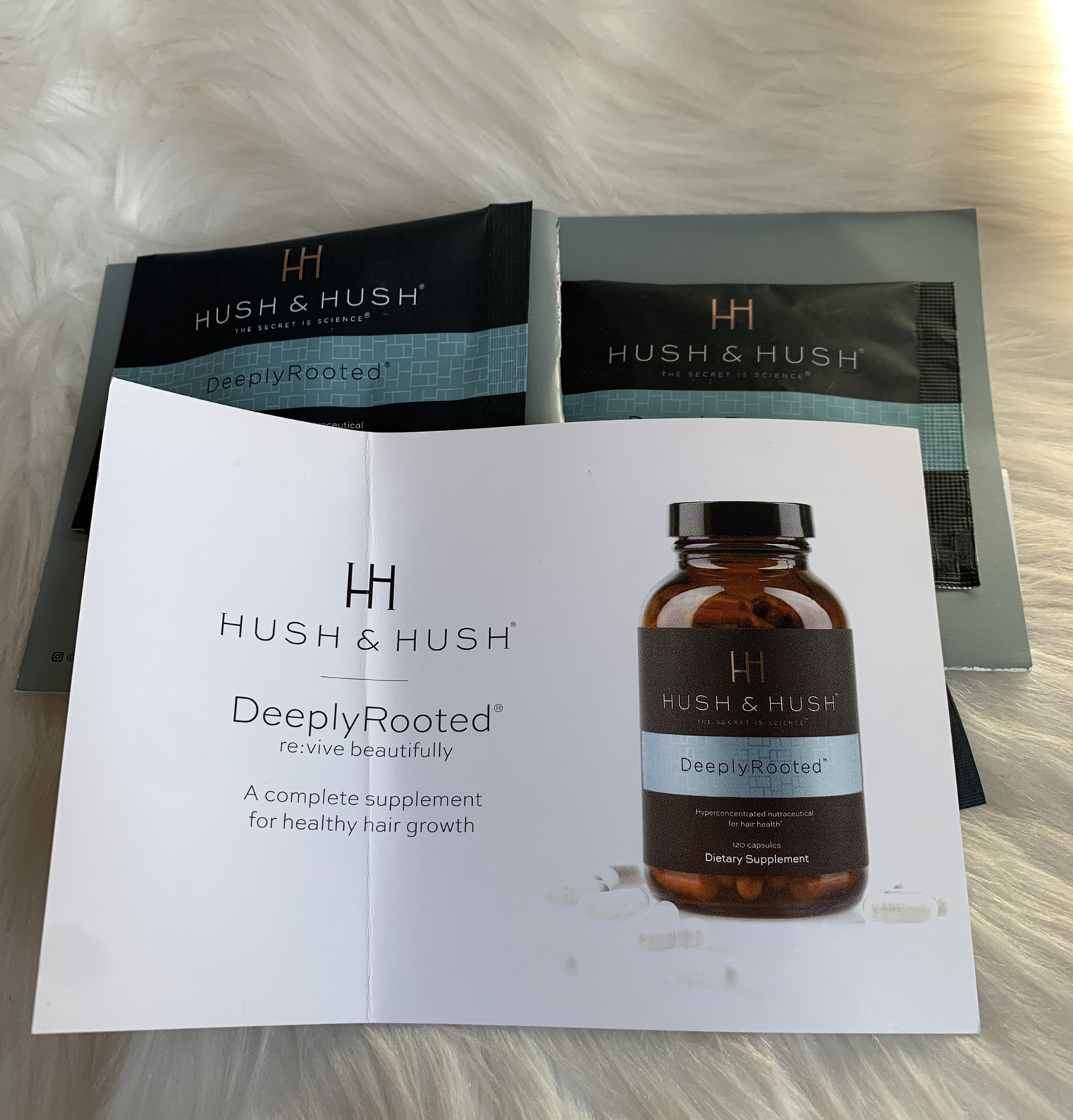 3 x HUSH&HUSH Hyperconcentrated nutraceutical for hair health 4 ...