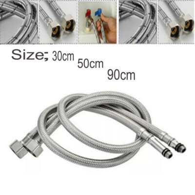 M10 x1/2 BSP Kitchen/ Basin Monobloc Mixer Tap Connectors Flexi Hose ...