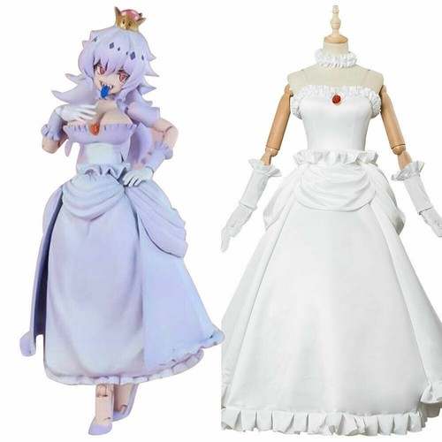 Game Super Mario Odyssey Boosette King Boo Human Princess Cosplay {p ...