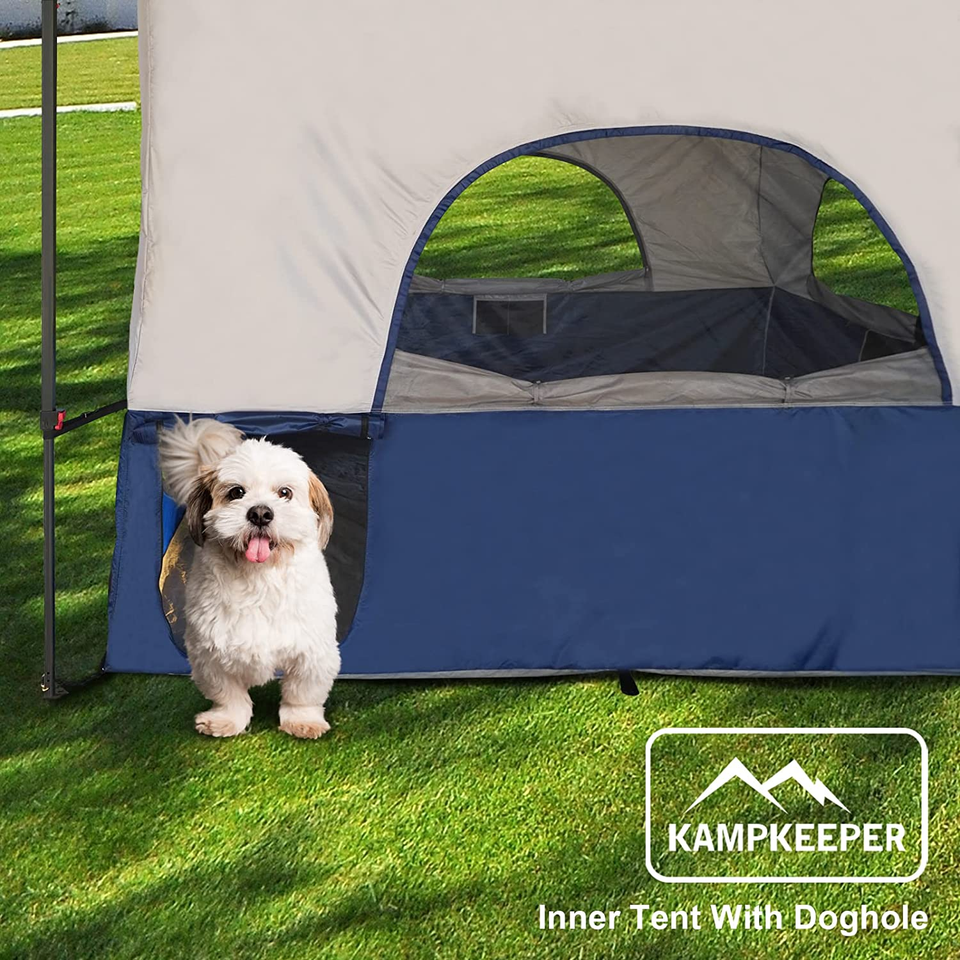 Camping Cube Tent Converts 10'X10' Straight Leg Canopy into Inner Pop ...