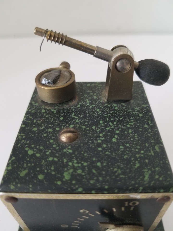 Vintage Antique Howe Crystal Radio Receiver Chicago IL USA Auto Product ...