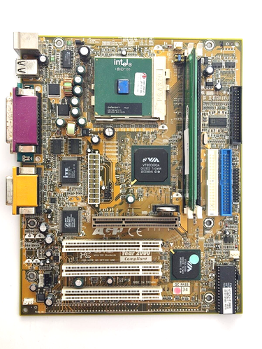 Chaintech CT-6VIA3 PGA 370 + Intel Celeron 633 + 256MB PC133 Ramps | eBay