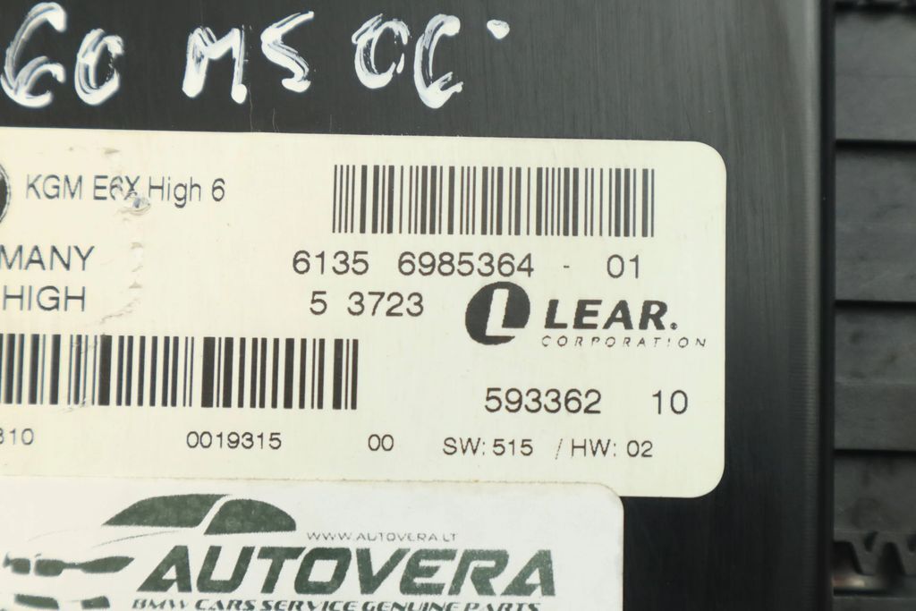 BMW E60 E61 E63 E64 Kgm High Körper Gateway Einheit Modul 6985364 | eBay