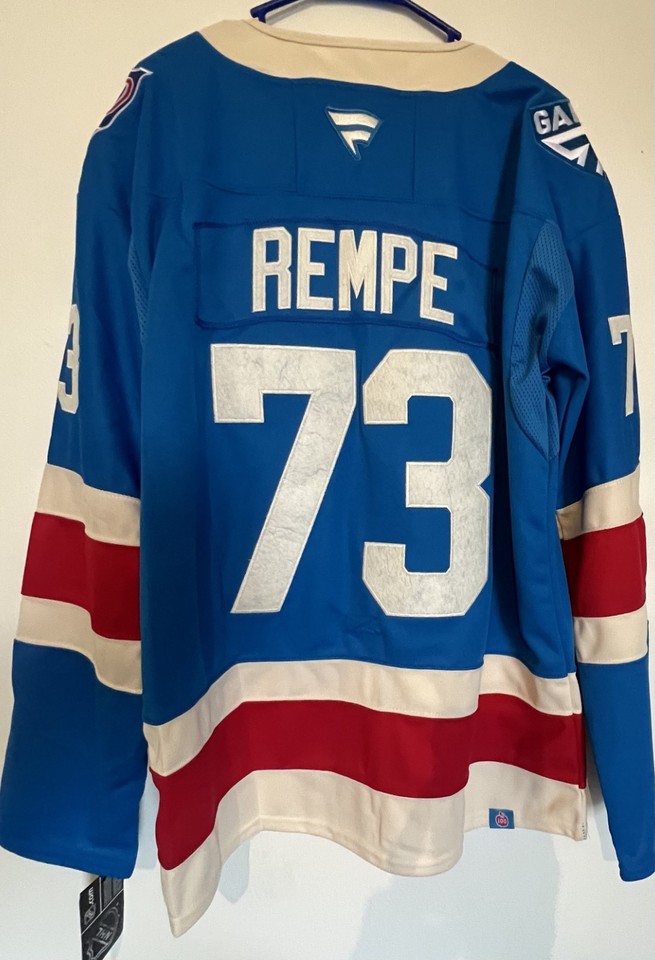 New York Rangers #73 Matt Rempe Centennial 2025 Stitched Limited Jersey ...