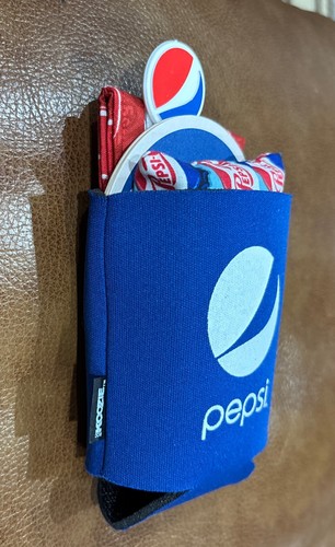 Fun Lot Vintage Pepsi Items Coasters KOOZIE (s) Kleenex Holder & Stir ...