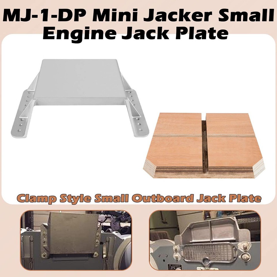 TH Marine MJ-1-DP Mini Jacker Outboard Jack Plate for Boat Motor ...