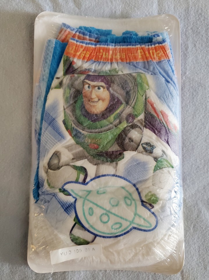 RARE 2013 Toy Story Buzz Lightyear Vintage Pull-Ups Diaper Promo Pack ...