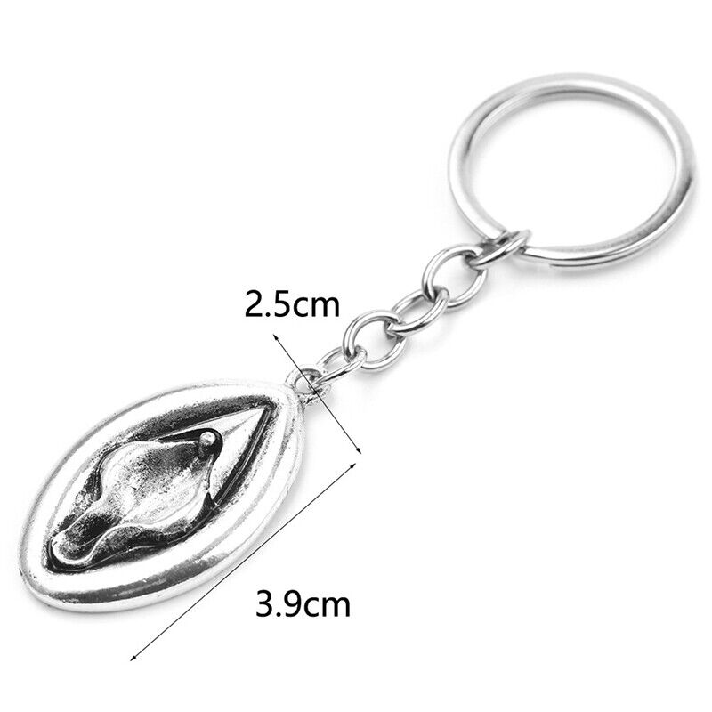 Sexy Personalize Metal Female Genital Jewelry Car Key Chain Keychain