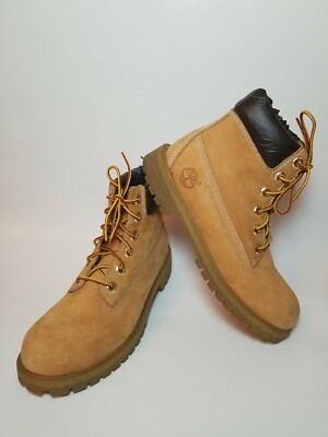 Timberland 12909 Junior's 6" Premium Waterproof Boots Wheat Nubuck Boys ...
