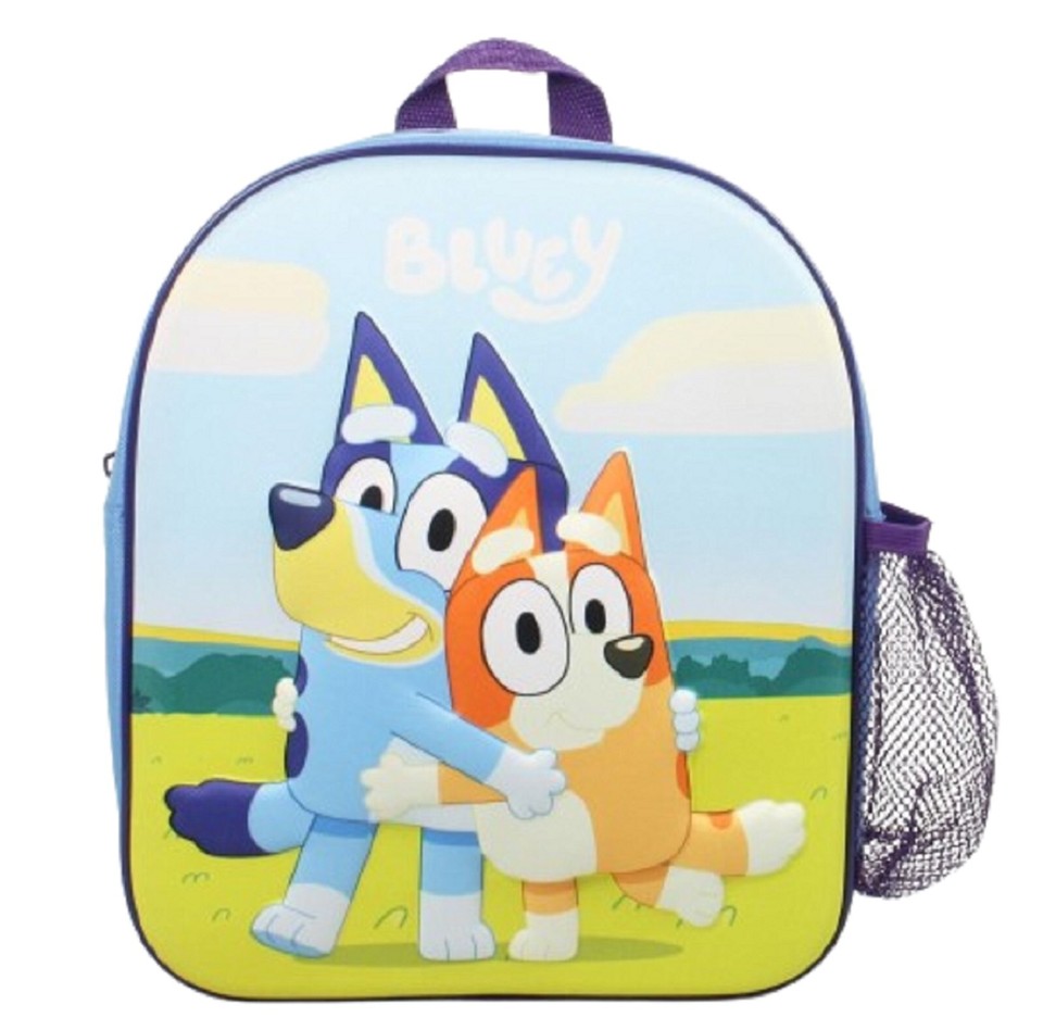 BLUEY OFFICIAL 3D NURSERY BACKPACK SCHOOL BAG BOYS GIRLS TRAVEL BAG ...