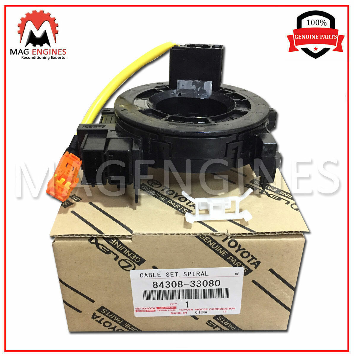 84308-33080 GENUINE OEM CABLE SUB-ASSY, SPIRAL CAMRY/HYBRID CAMRY ...