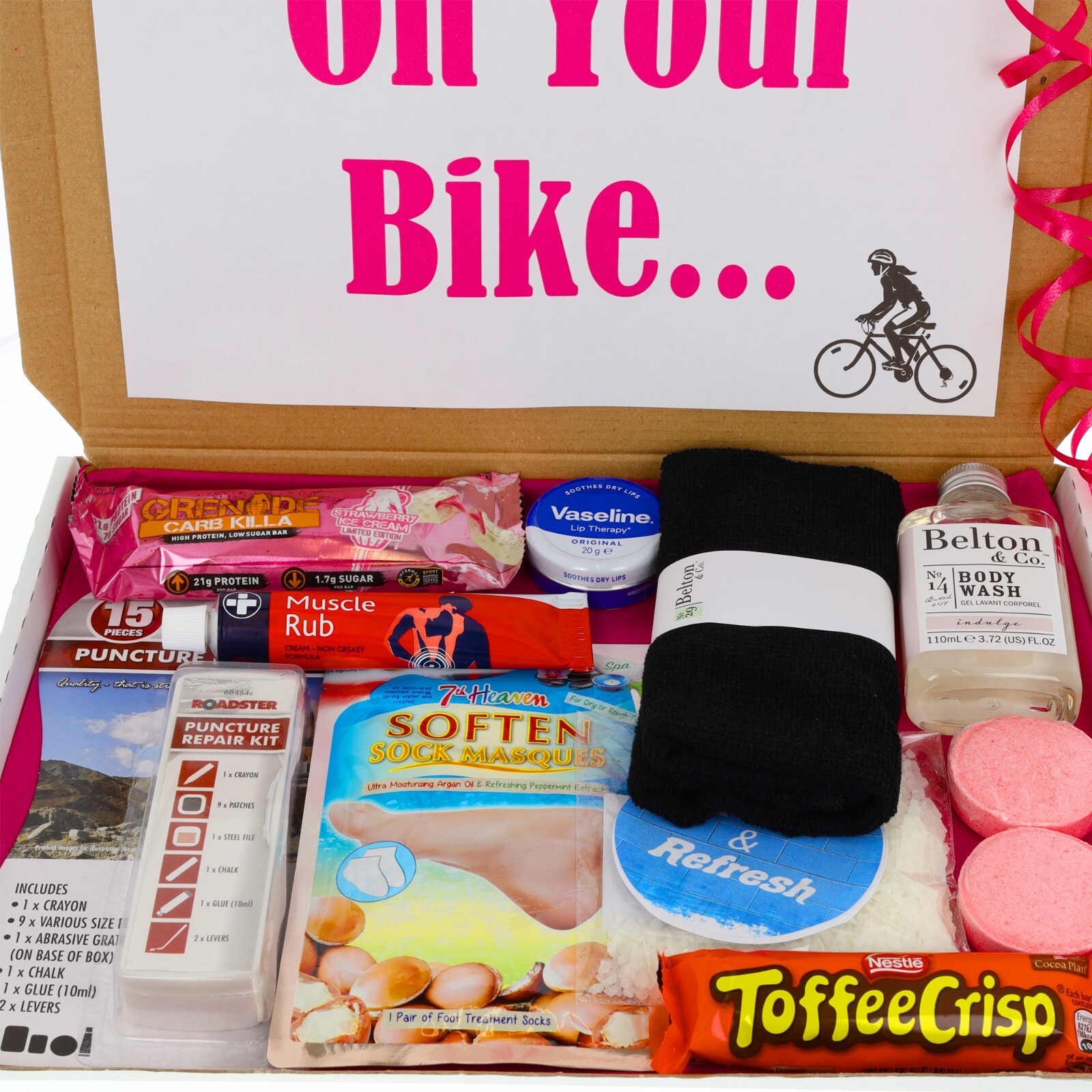 Cyclist Pack Cycling Lover Sports Letterbox Gift Bike Accessories ...