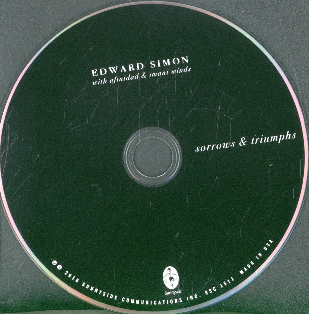 Edward Simon Sorrows & Triumphs CD USA Sunnyside Communications 2018 in ...