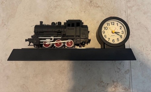 Vintage Battery Operated Quartz Steam Train Clock - Mars | eBay