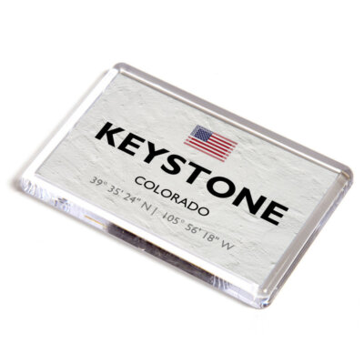 FRIDGE MAGNET - Keystone - Colorado - USA - Lat/Long | eBay