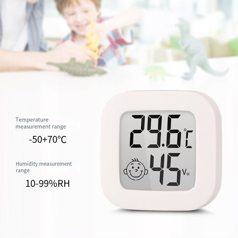 Mini Thermometer Digital LCD Temperature Humidity Meter Hygrometer ...