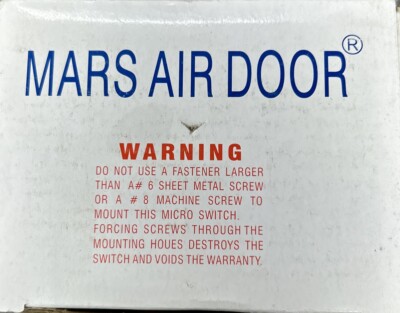 BRAND NEW- MARS AIR DOOR Limit Switch TZ-6112F-20A 125/250VAC OEM ...