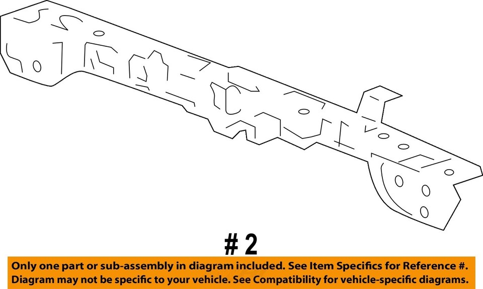 HONDA OEM 06-11 Civic Radiator Support-Upper Tie Bar 04602SNEA01ZZ | eBay