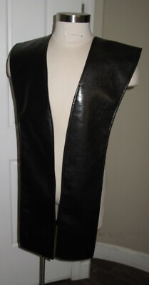 Anakin Skywalker Ep.2 Pleather tabards, top stitched, dark brown, not ...