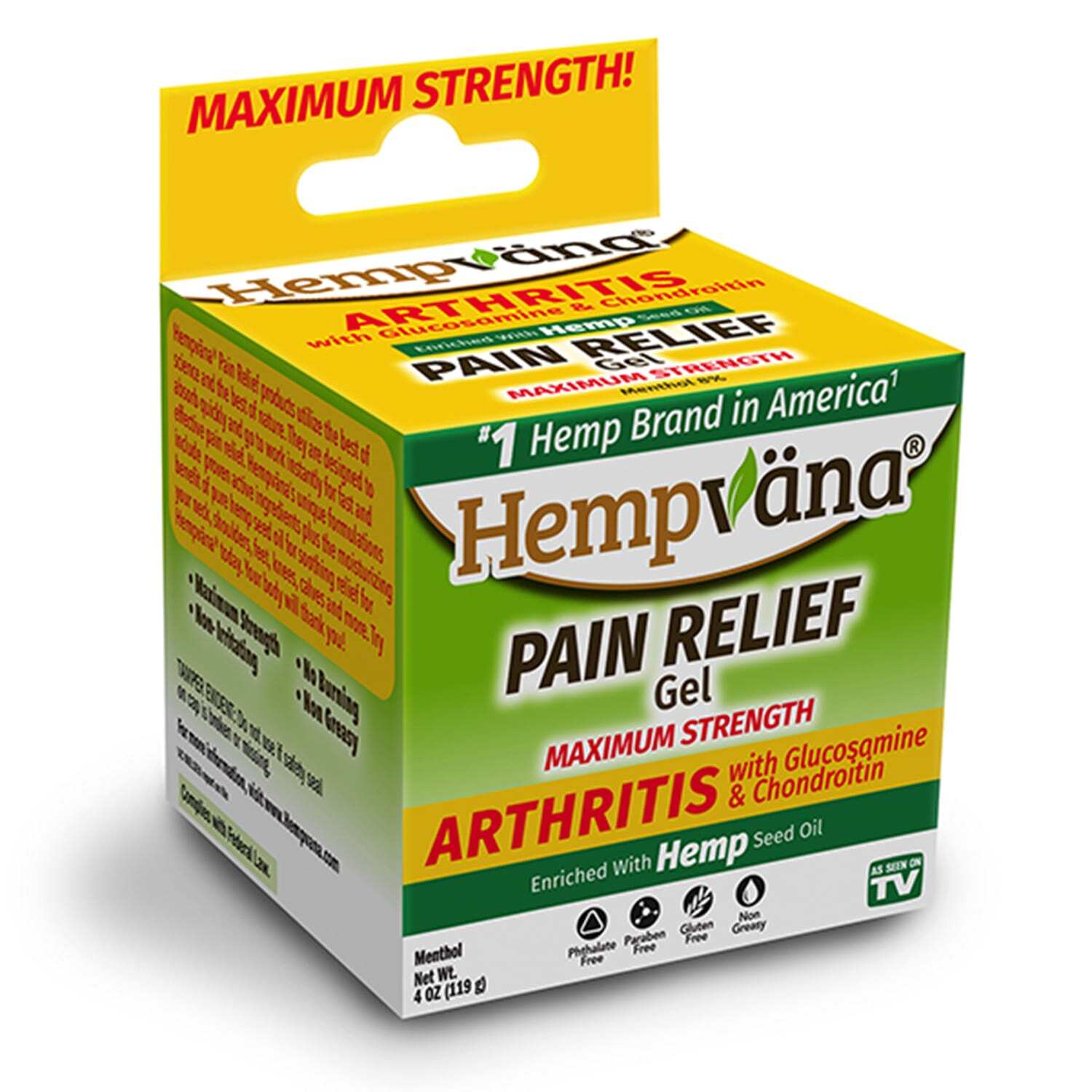 Hempvana Arthritis Pain Relief Gel, Formulated to Target and Relieve ...