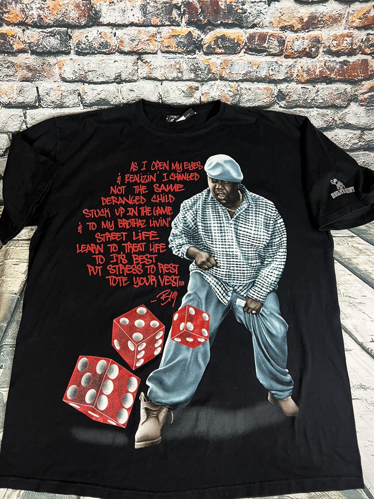 The Notorious BIG Brooklyn Mint Rare Rap Shirt 2XL - Gem