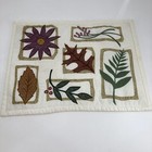 Fall Leaf Placemats Table Mat Maple Leaf Gold Green Brown Cotton Set of ...