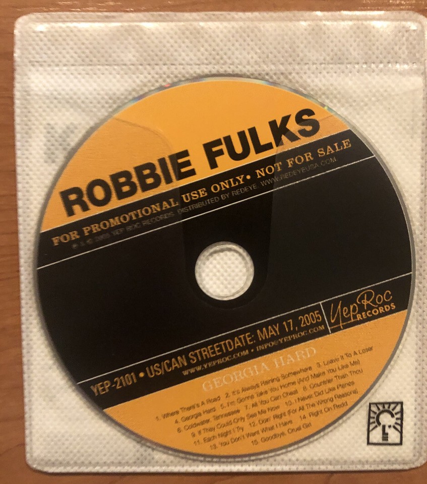 ROBBIE FULKS GEORGIA HARD PROMO CD (sleeve) | eBay