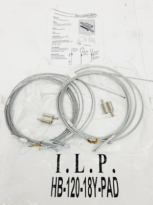 ILP Lighting 10' High Bay Y Paddle Set Cable Suspension Kit HB-120-18Y ...