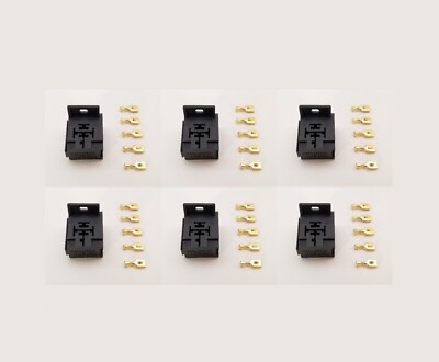 Mini Relay Socket With Terminals - With Mounting Tab - 6 Pack | eBay