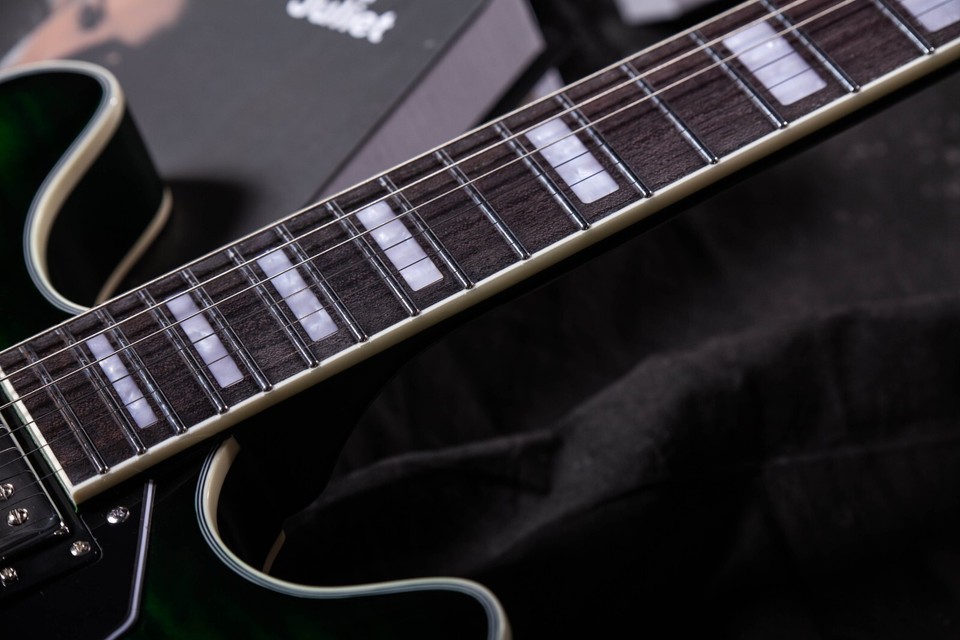 Grote Semi-Hollow Electric Guitar Simulated Maple Wood Grain Finish ...