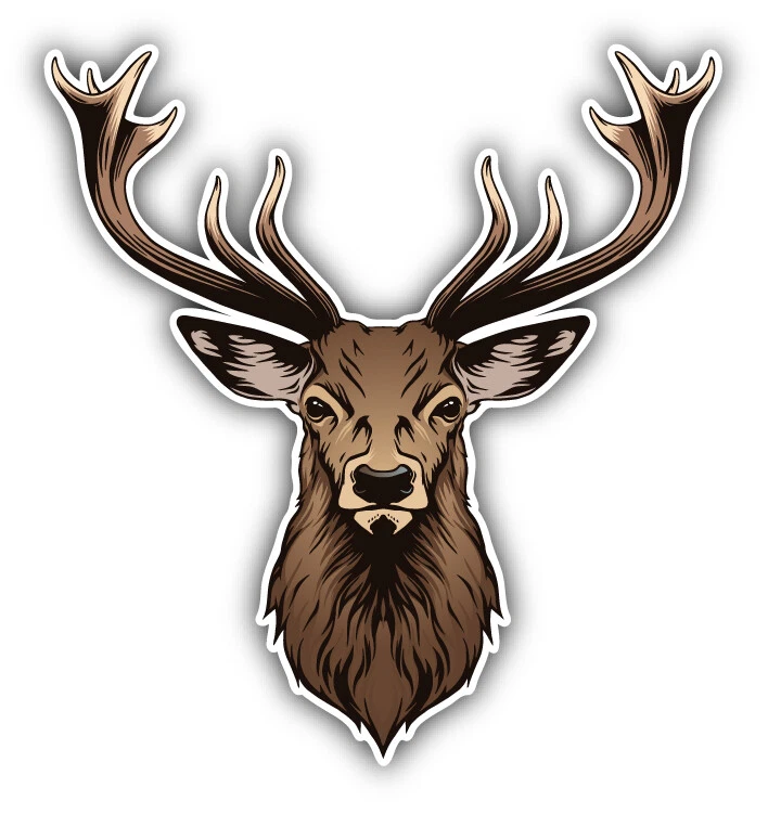 Deer Head Decals For Trucks
