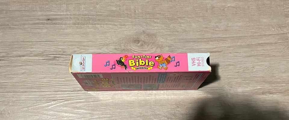 Let's Sing And Learn Fun-Time Bible Favorites VHS TAPE Animated Rare ...