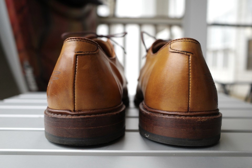 Allen Edmonds x Three Kings Tattoo - Derby - Walnut - 10.5 EEE | eBay