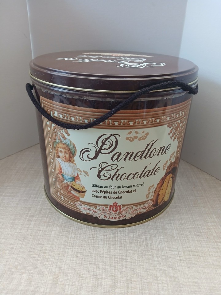 Panettone - Large Empty Cake Tin | eBay UK