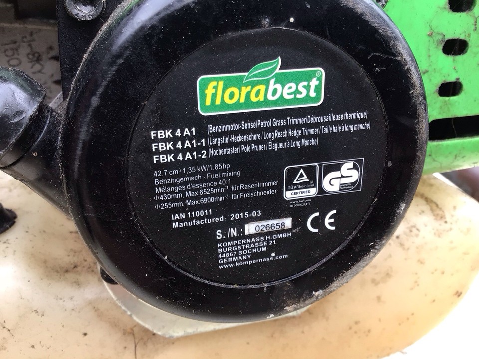 Florabest FBK4A1 Strimmer Breaking For Parts - Please Read The ...