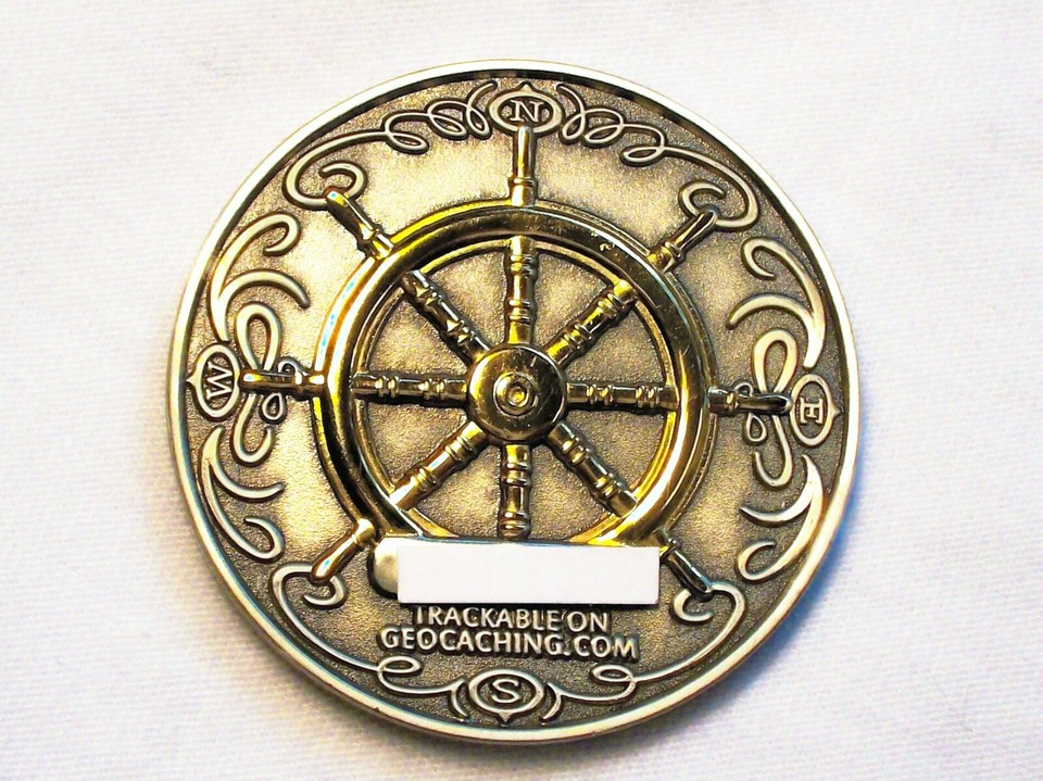 2007 Compass Rose - Ant. Silver & Polished Gold Finish - New ...